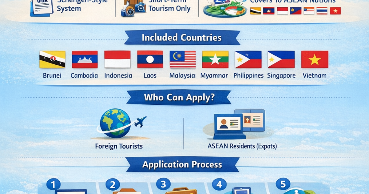ASEAN Visa: Countries, Rules, Costs and Travel Options